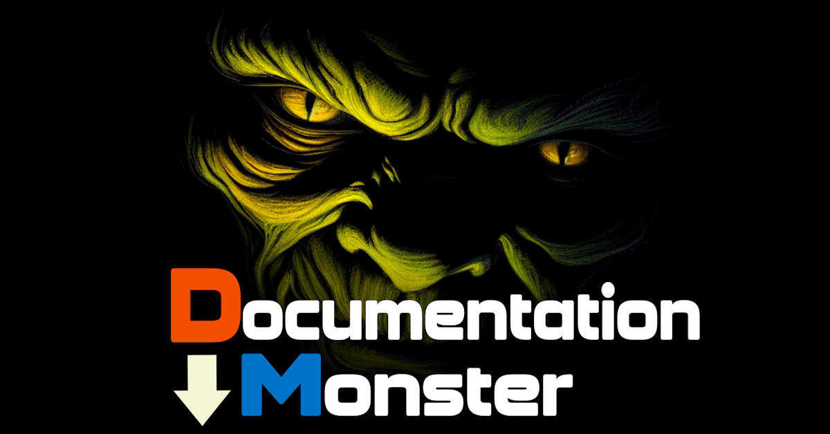 Documentation Monster - Creating Documentation one Markdown at a time